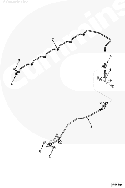 6BT Fuel Manifold 3909696 Engine Spare Parts Original Cummins - Buy ...