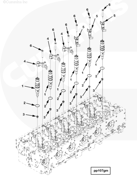 Diesel Engine Spare Parts Genuine Cummins ISX QSX 5579417 2872405 ...